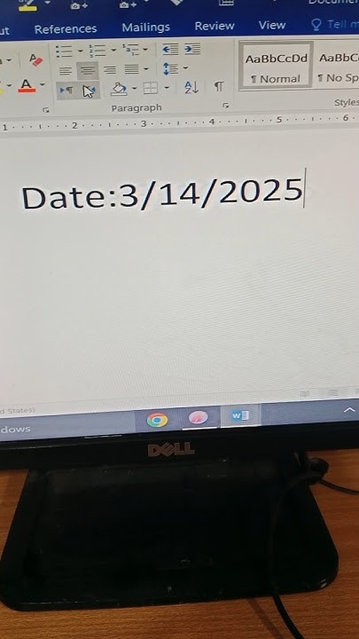 how to insert Date in Ms word shortcut key | #msword #date #viral # ...