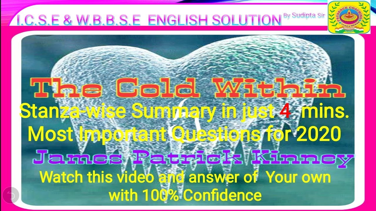 The Cold Within by Hames Patrick Kinney This 4 mins Preparation Can ...