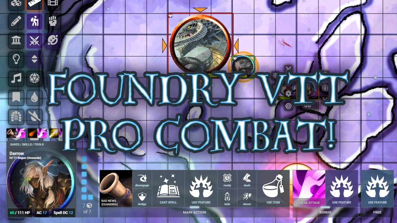 Foundry VTT Combat automation system - YouTube