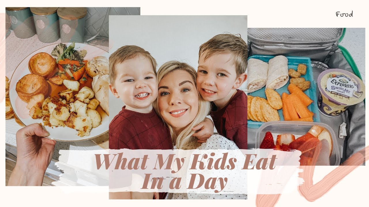 WHAT MY KIDS EAT IN A DAY AT HOME | KATE MURNANE AD - YouTube