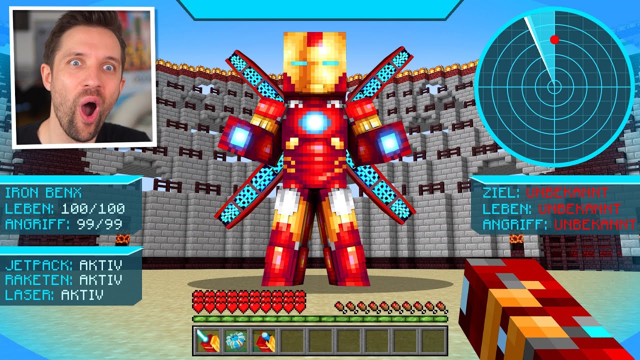 BENX LEVEL 99 SUPERHELD gegen ELINA LEVEL 0 SUPERHELD 🔥 | Minecraft ...