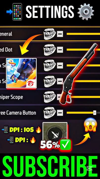 All Weapons 🎯 Auto HEADSHOT ⚙️👽 Sensitivity Settings ⚡+DPI 📱 || Desert Eagle || m1887 - YouTube