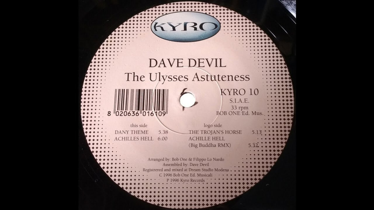 Dave Devil - Achilles Hell (Big Buddha Remix) (Trance 1996) - YouTube