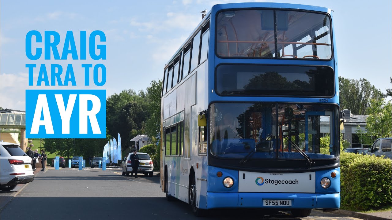 Stagecoach full route 97 Craig Tara Holiday Park To Ayr - YouTube