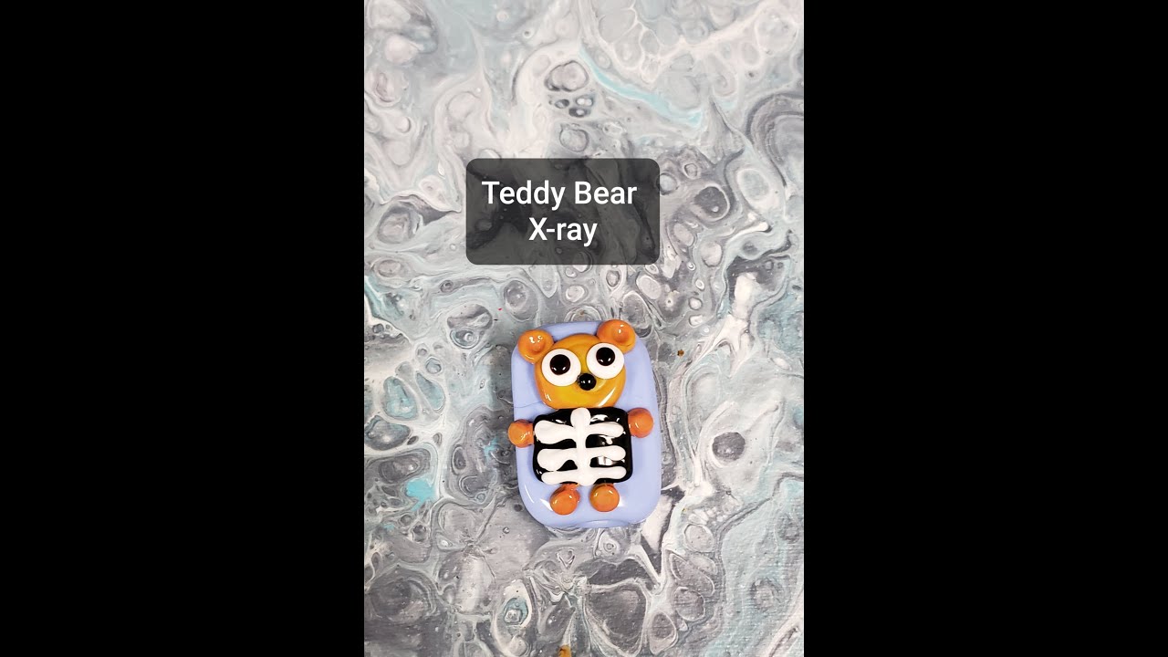 Lampwork Glass Beads: Teddy Bear X-ray - YouTube