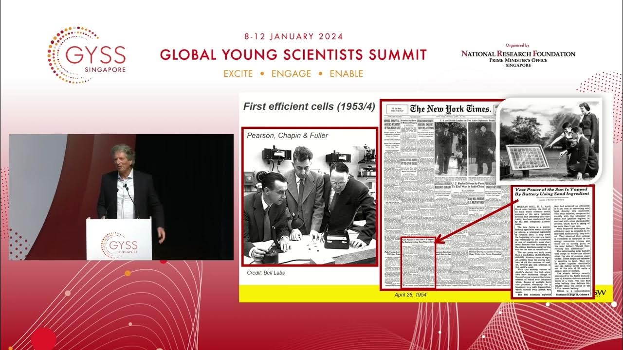 Opening Plenary by Professor Martin Green at GYSS 2024 - YouTube