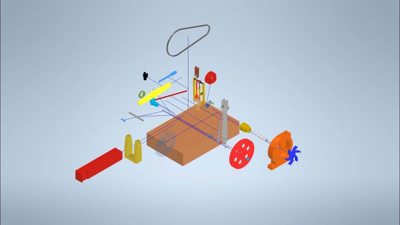 Animasi Assembly Mesin Uap - YouTube