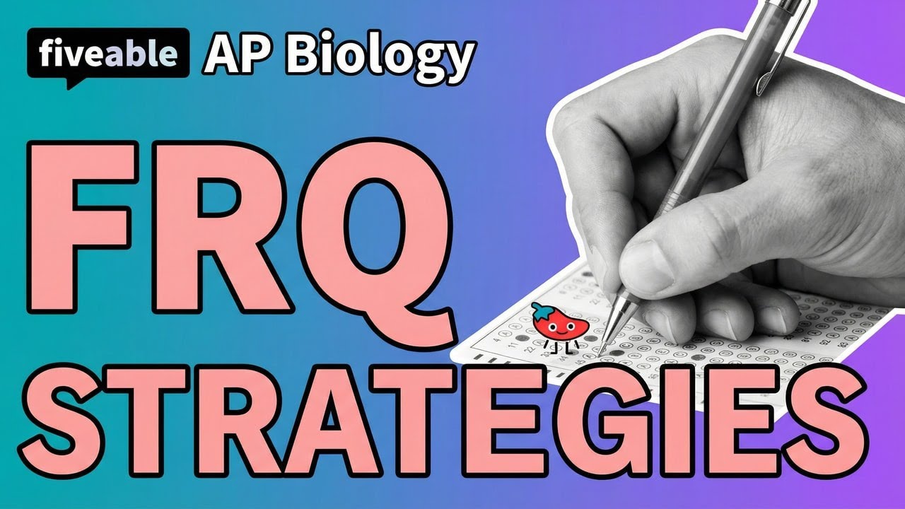 AP Biology - FRQ Strategies & 2020 Exam Walkthrough | Fiveable Cram Archive