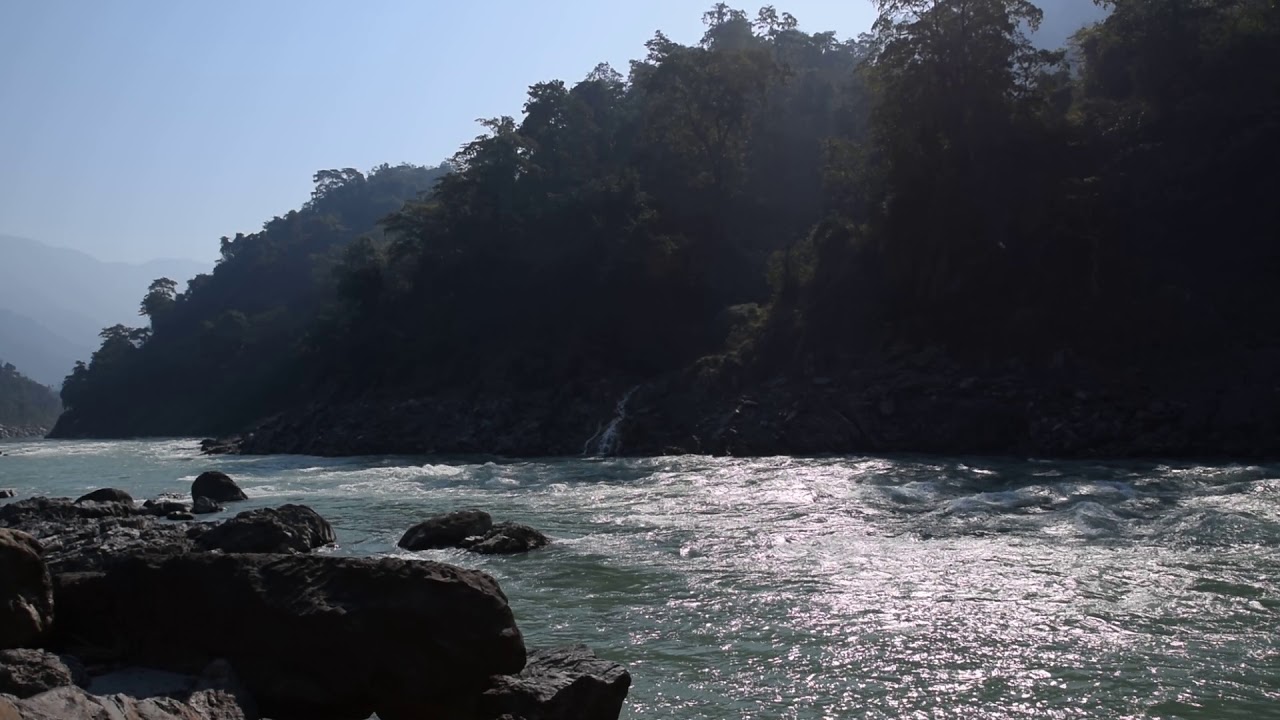 Ganga River Flowing Through the Mountains | Beauty of Rishikesh - YouTube