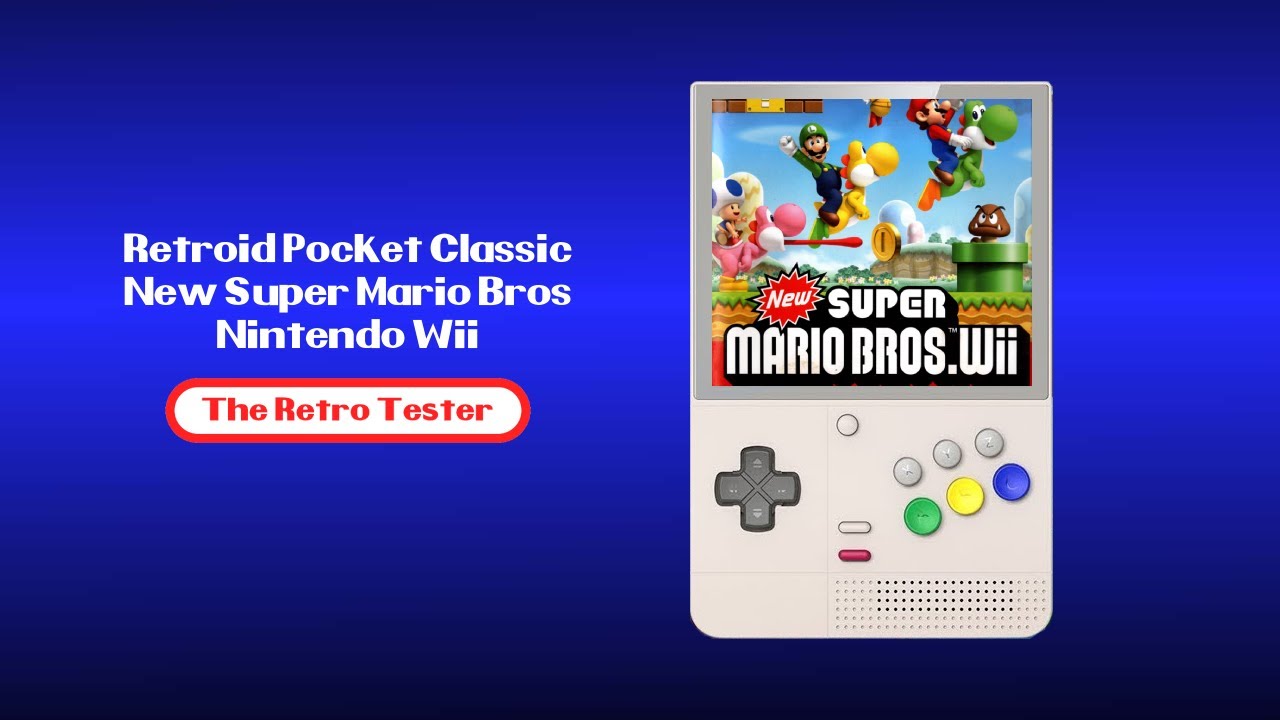 New Super Mario Bros. | Nintendo Wii | Retroid Pocket Classic - YouTube