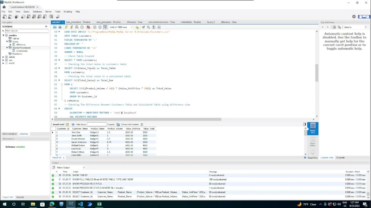 Procedures e Views no MYSQL Win e Linux - YouTube