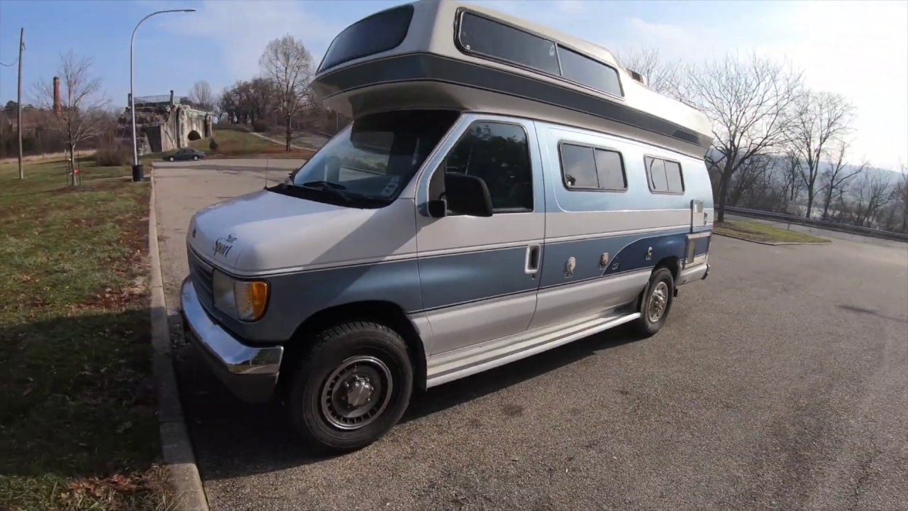 1992 Ford Camper Van tour and conversion plan - YouTube
