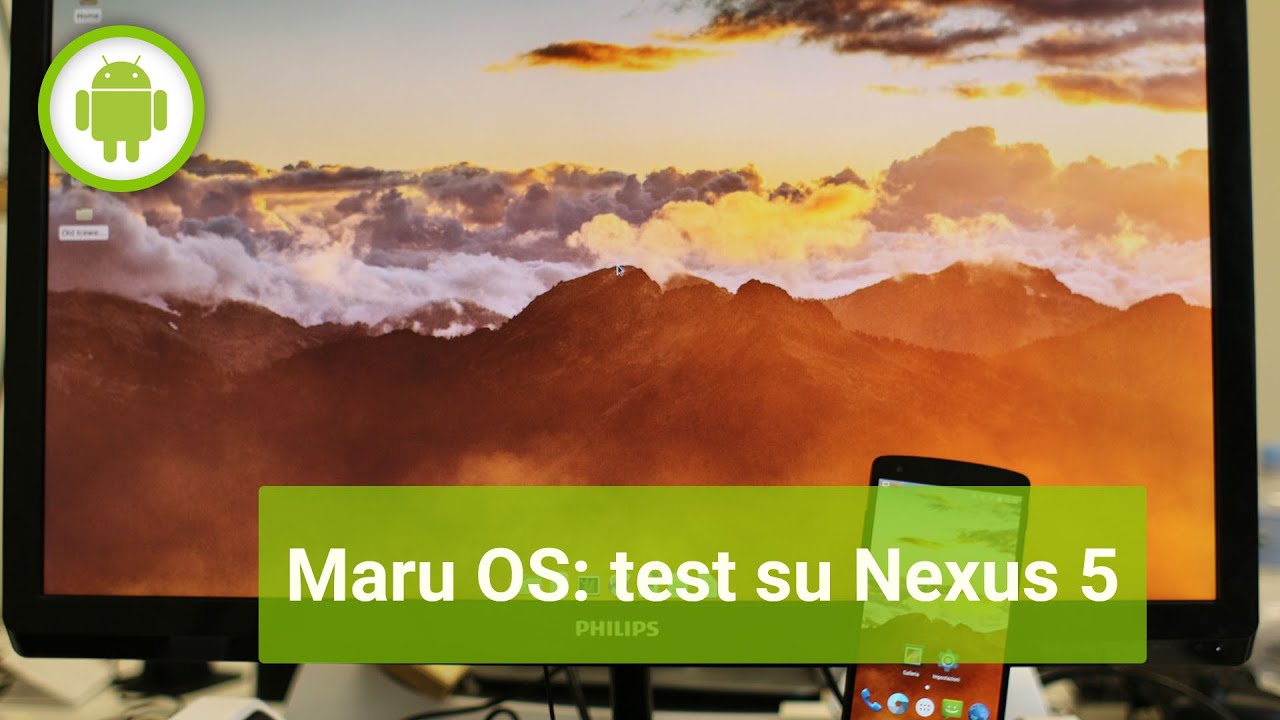 Maru OS: test in italiano su Nexus 5 - YouTube