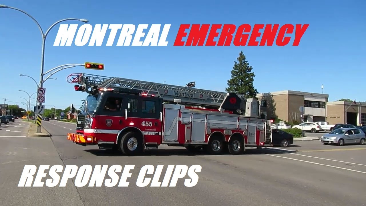 AUG 31 - SEPT 6 2022 MONTREAL EMERGENCY RESPONSE CLIPS - YouTube