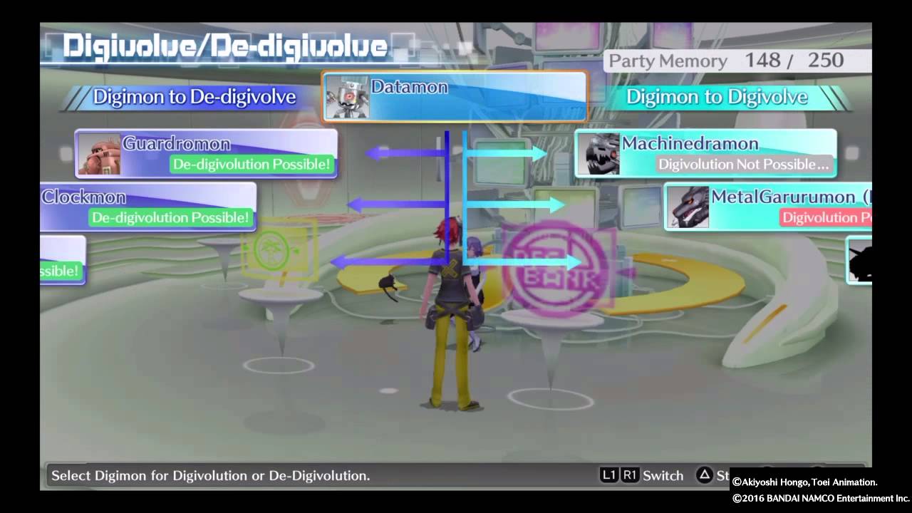 Digimon story cyber sleuth Ps4 GroundLocomon Digivolve list - YouTube