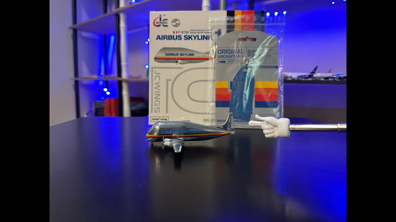 Airbus Skylink Super Guppy 1:400 by JC Wings Unboxing - Airliners ...