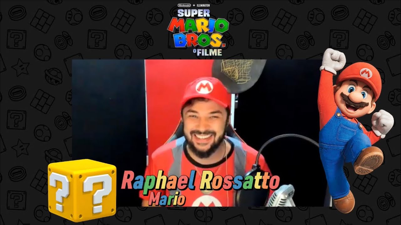 “Super Mario Bros. - O Filme” | Entrevista: Raphael Rossatto (dublador do Mario) - YouTube