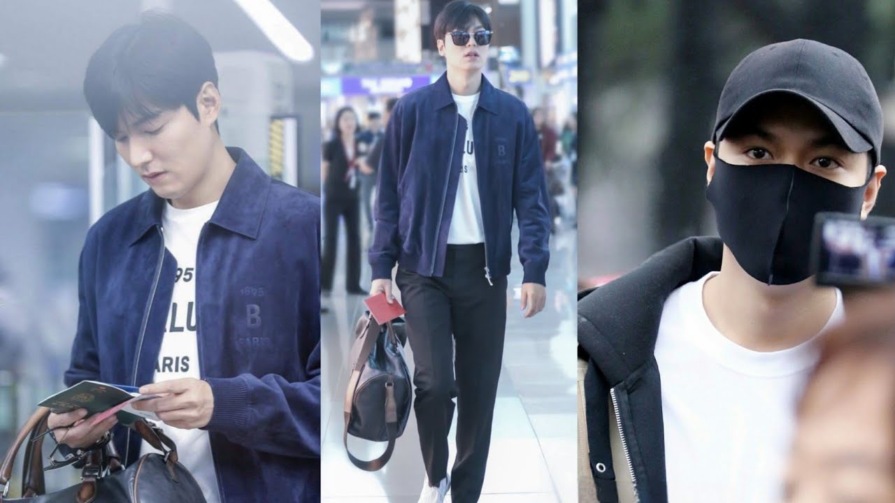 Lee Min Ho Spotted at Incheon Airport for the filming of Pachinko S2 in ...