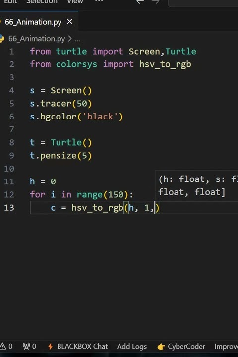 Amazing Animation||#python #pythonturtle #turtle #graphics #coding #programming #viralshorts # ...