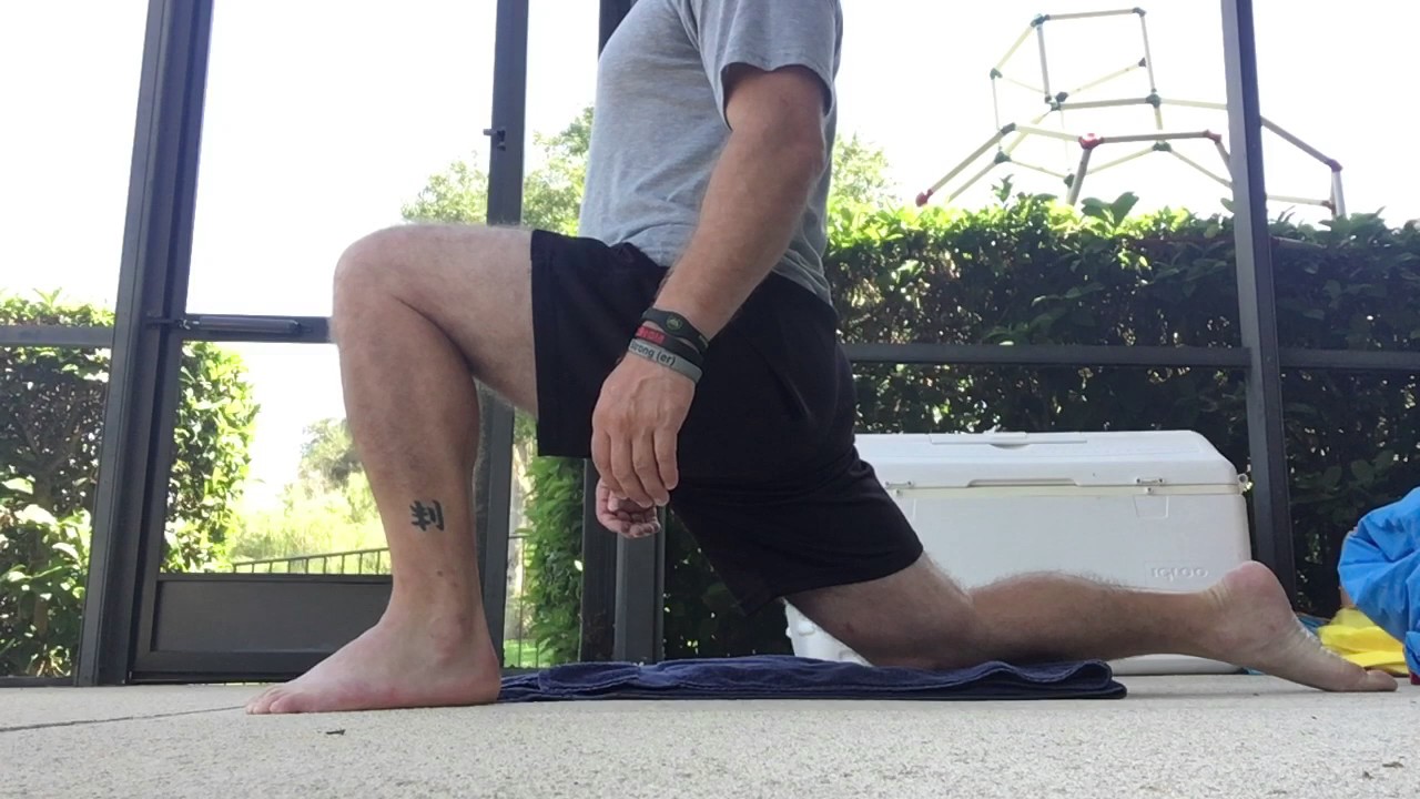 Post workout stretch - YouTube