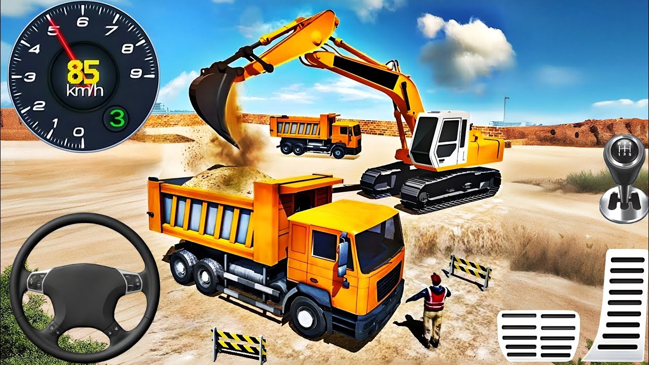 Road Construction Simulator Game - JCB Game 3D Road Construction ...