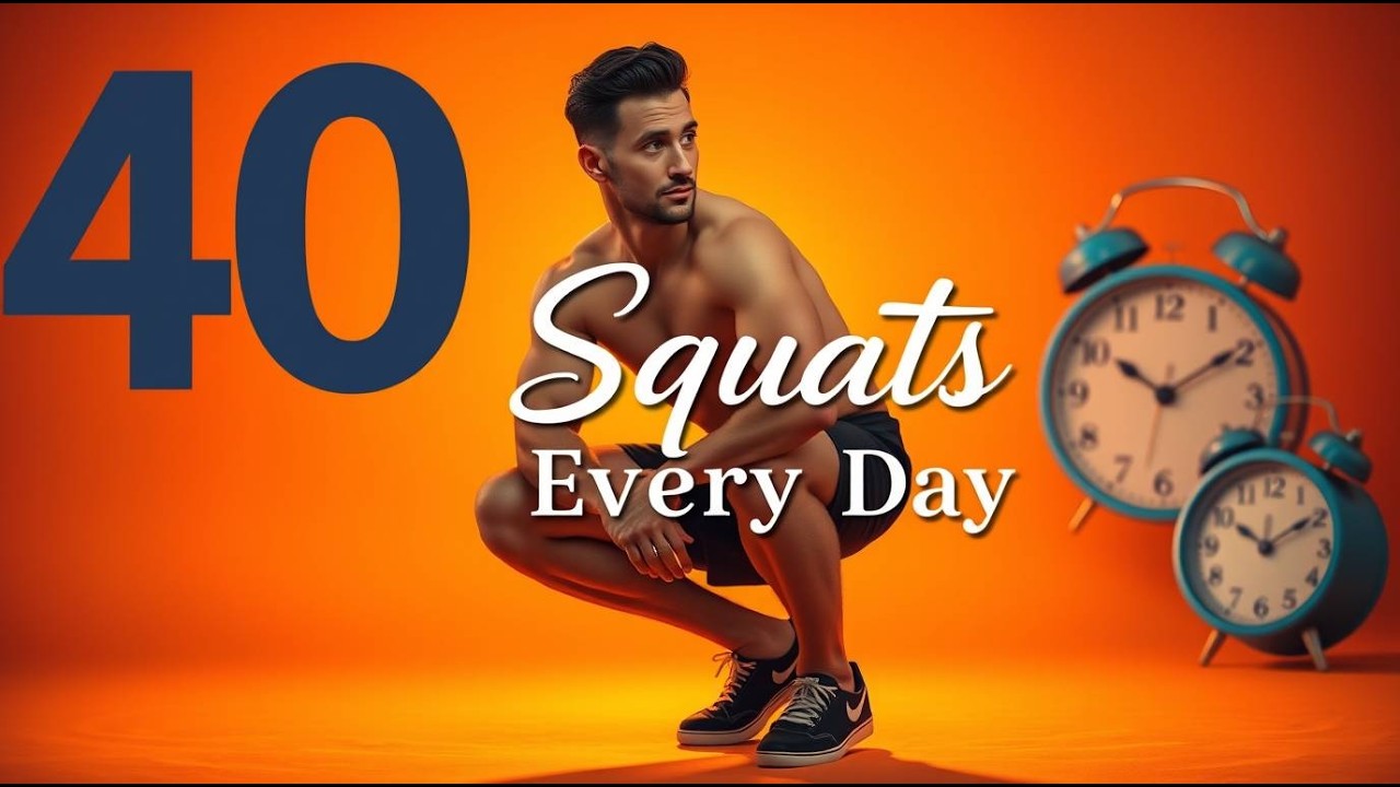 Get FIT in Minutes a Day with This Simple 40 Squat Routine - YouTube