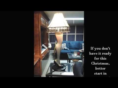 A Christmas Story DIY Leg Lamp - YouTube
