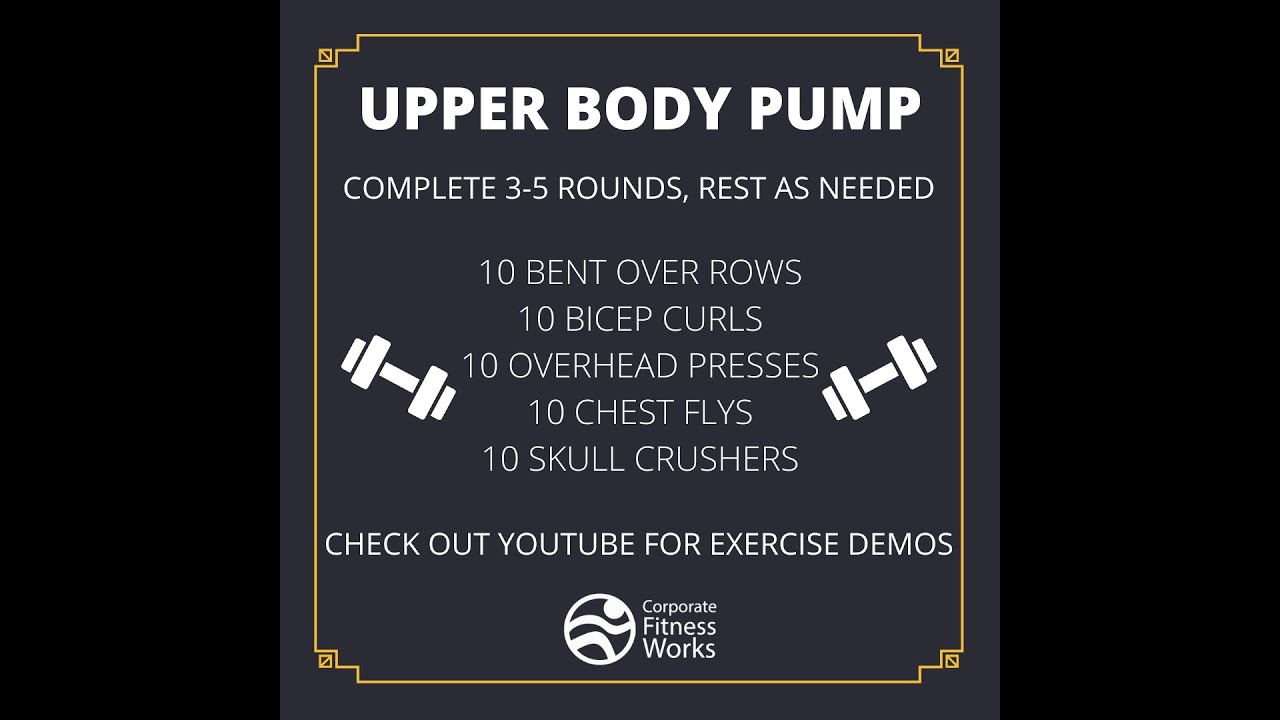 Upper Body Pump - YouTube