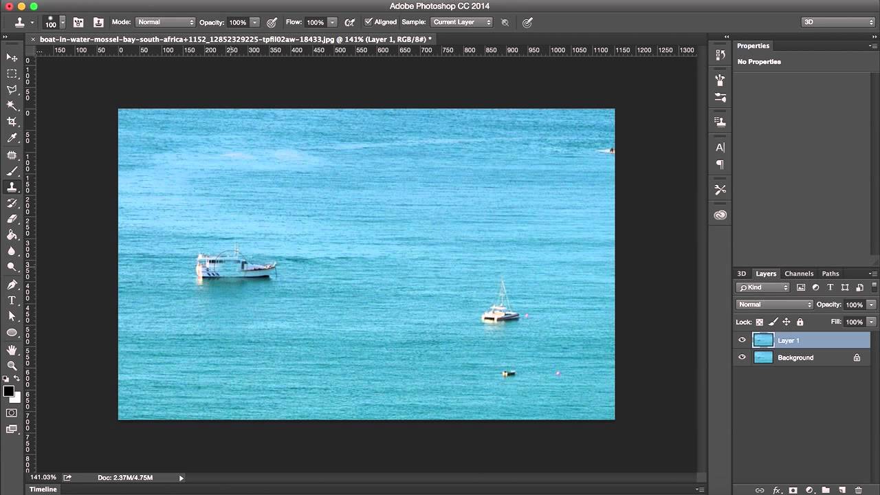 Photoshop Tutorial - Removing Items from Photos - YouTube
