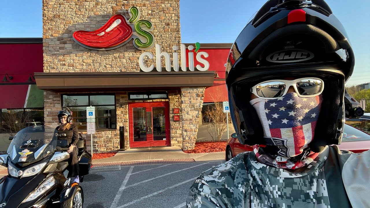 Wednesday evening Can Am Spyder Ride -1st stop having dinner at Chili’s ...