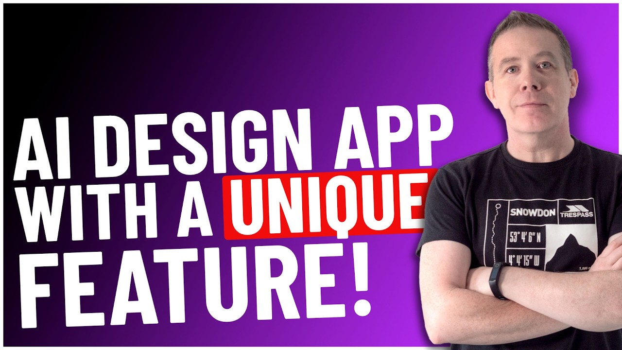 AI Website Design App With A UNIQUE Design Feature - YouTube