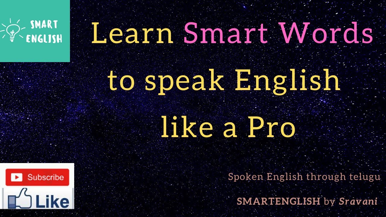 English Words to Sound Smart with Meaning & Examples||Learn SMART WORDS ...