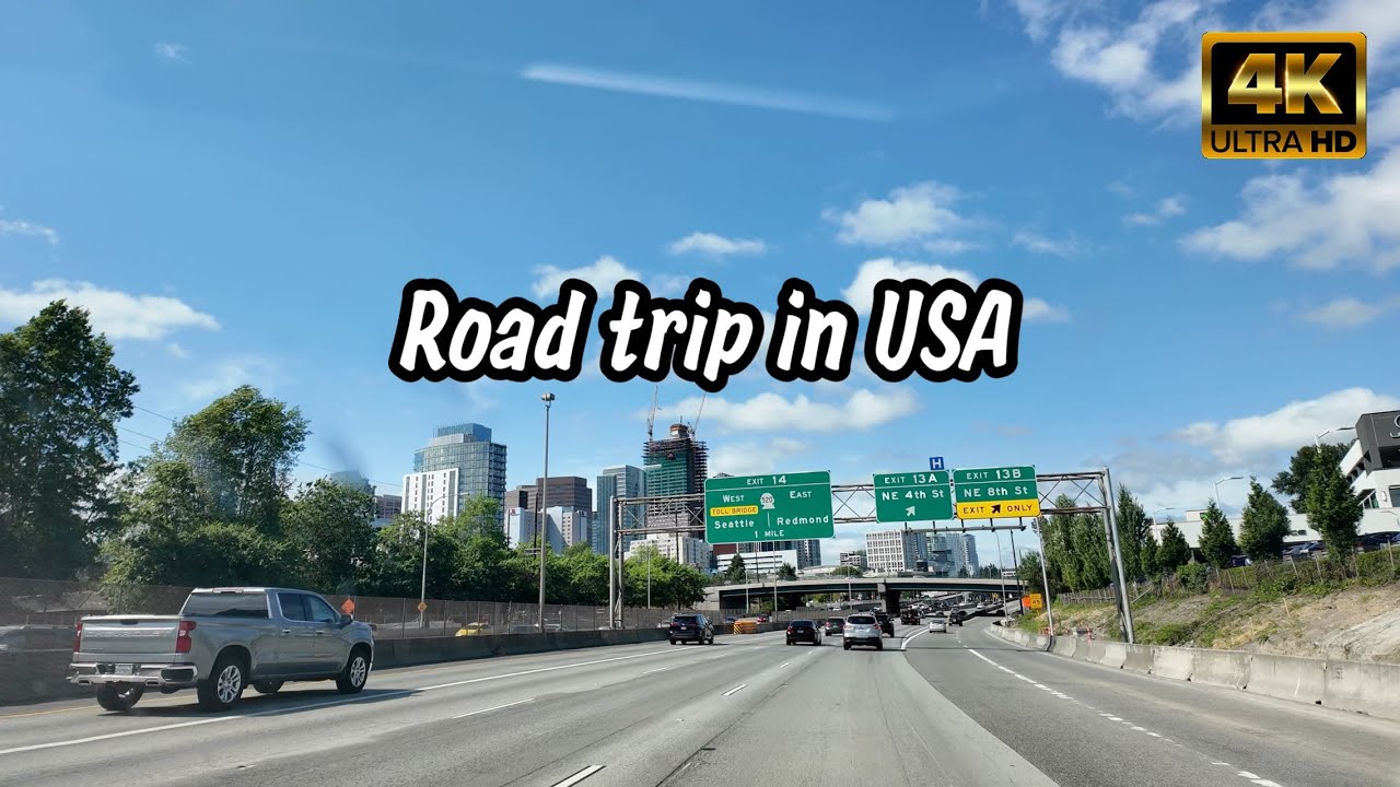 [4K] Road Trip in the American West｜Scenic Drive on U.S. Highways｜美国自驾游 ...