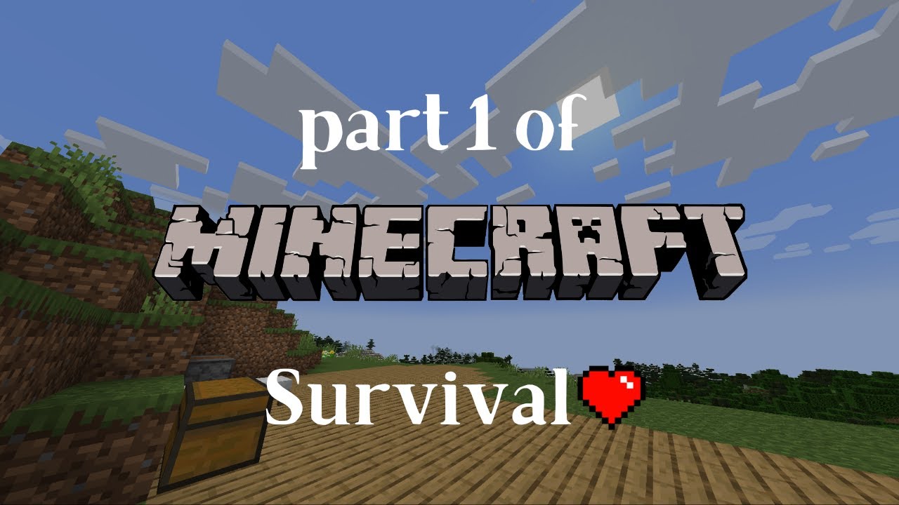 Basics of Minecraft | Episode One (Minecraft 1.19.4 Survival) - YouTube