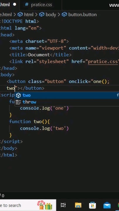 Button Onclick Function Coding Programming Javascript Html5 Onclick Youtube