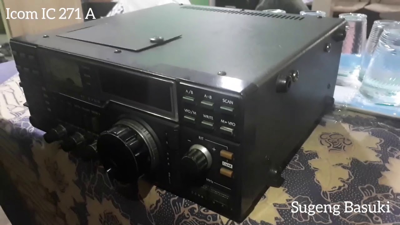 Icom IC 271A ... Homebase VHF AllMode ... Radio Mahal - YouTube