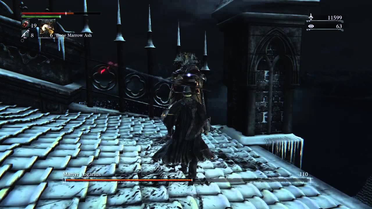Bloodborne Martyr Logarius Parry Cheese Strategy - YouTube