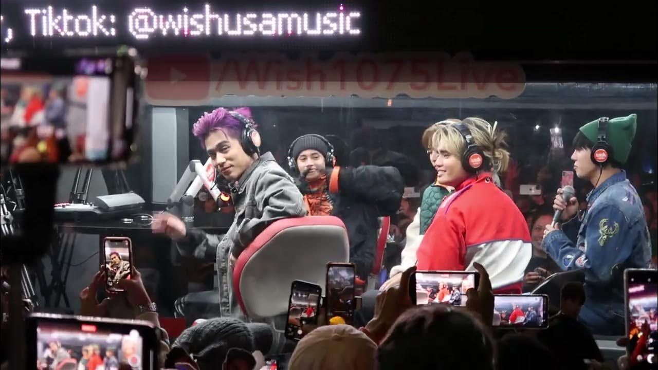 SB19 Wish Bus USA performance of MAPA and WYAT (Where You At) - YouTube