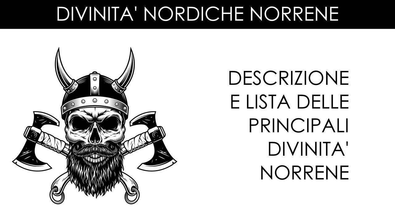 Divinità Nordiche Norrene - Descrizione e Lista Semplificata - Mondo ...