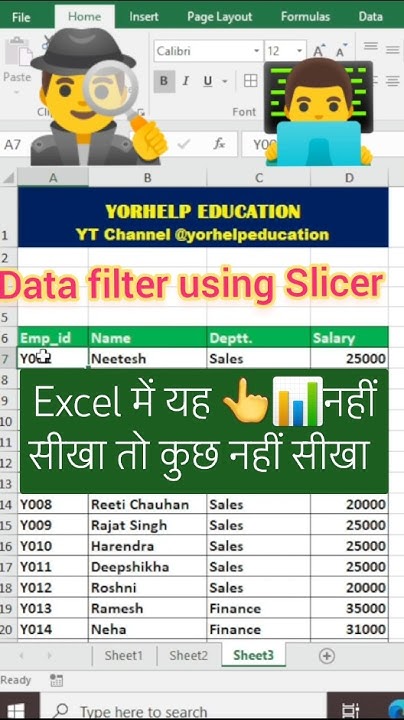 How to Use Excel Like a Pro | Excel Tips & Tricks | insert slicer, data entry #excelsolution # ...