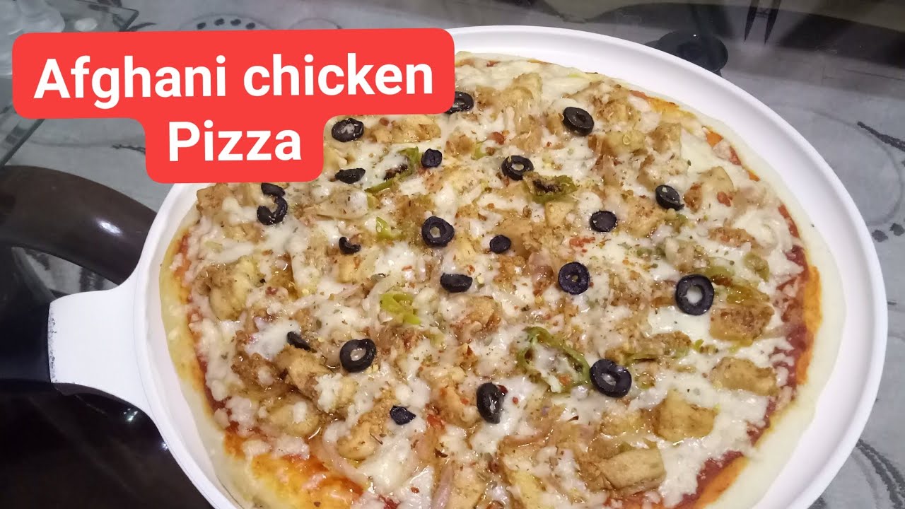Afghani chicken Pizza|Afghani flavor pizza|Afghani chicken tikka pizza ...