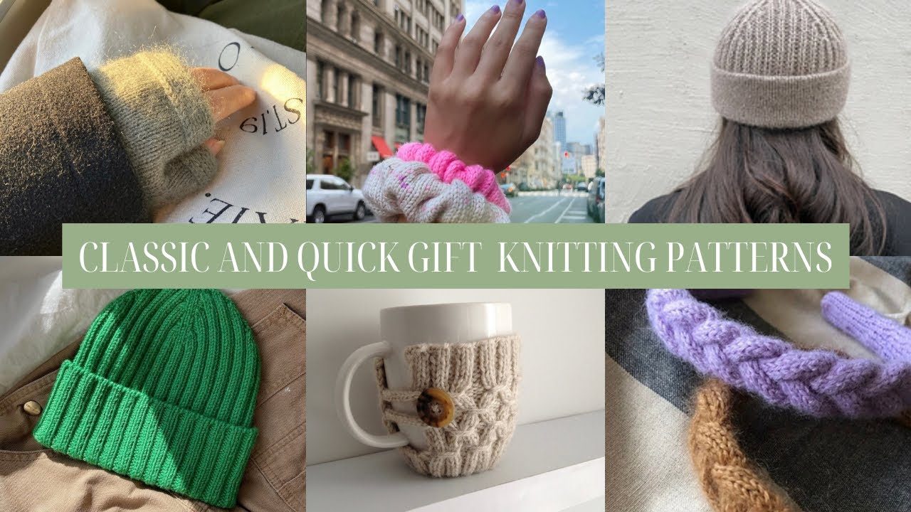 13 practical, classic and quick patterns for gift knits (free and paid ...