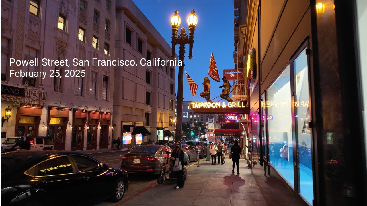 Walking POWELL STREET, SAN FRANCISCO, CALIFORNIA (February 25, 2025 ...