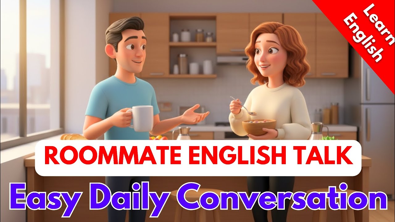 Talking with Your Roommate | Easy English Conversation for Beginners ...