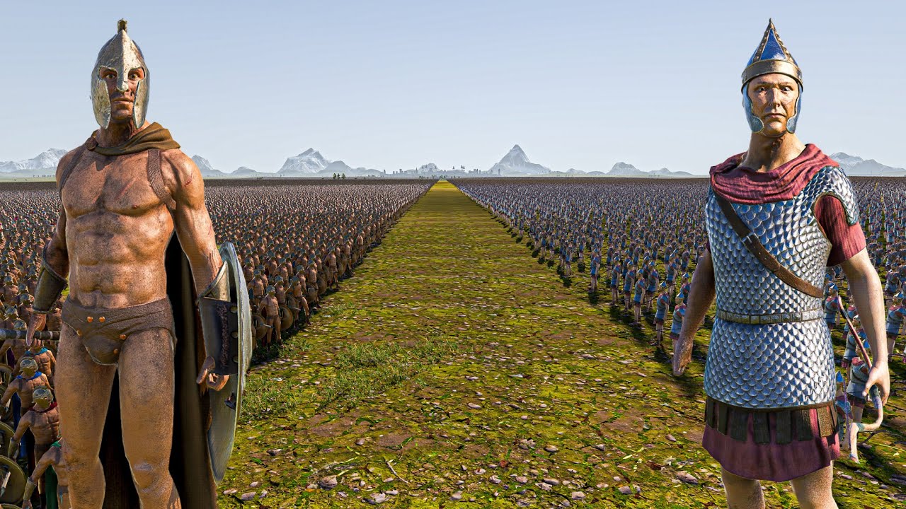 500.000 SPARTANS vs 500.000 ROMAN ARCHERS - Ultimate Epic Battle ...