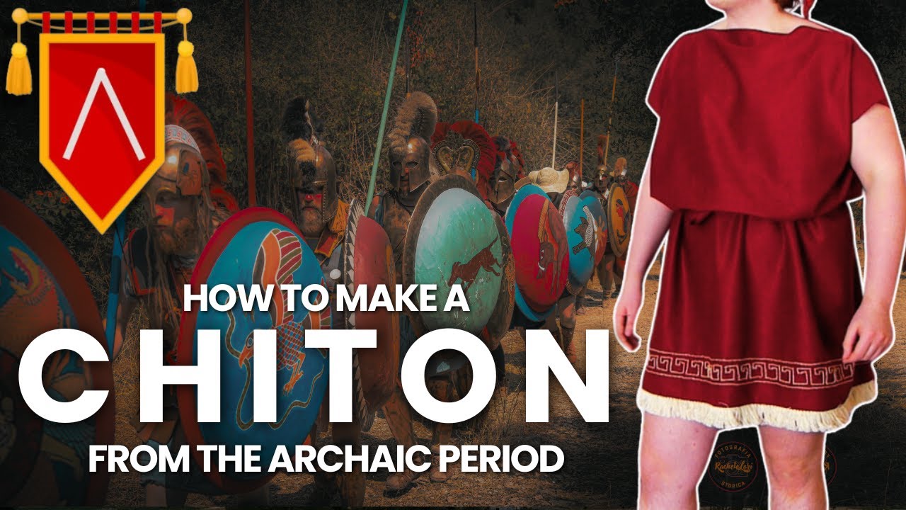 How to Make an Ancient Greek Chiton - recreating an archaic Doric ...