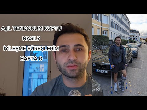 Aşil Tendon Kopması / Iyileşme süreçleri -- 0. hafta