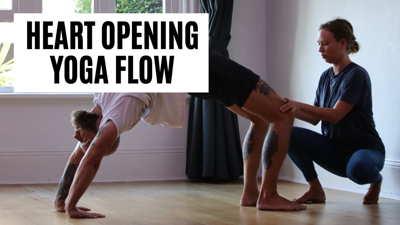 Heart Opening Yoga Flow | Yoga with Janet - YouTube