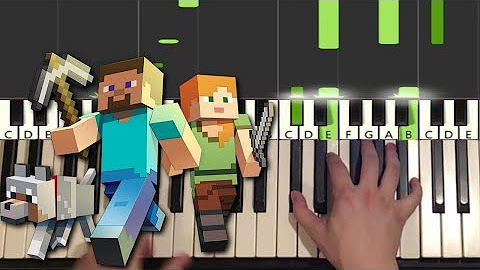 Minecraft Songs Piano Tutorial Lessons - YouTube