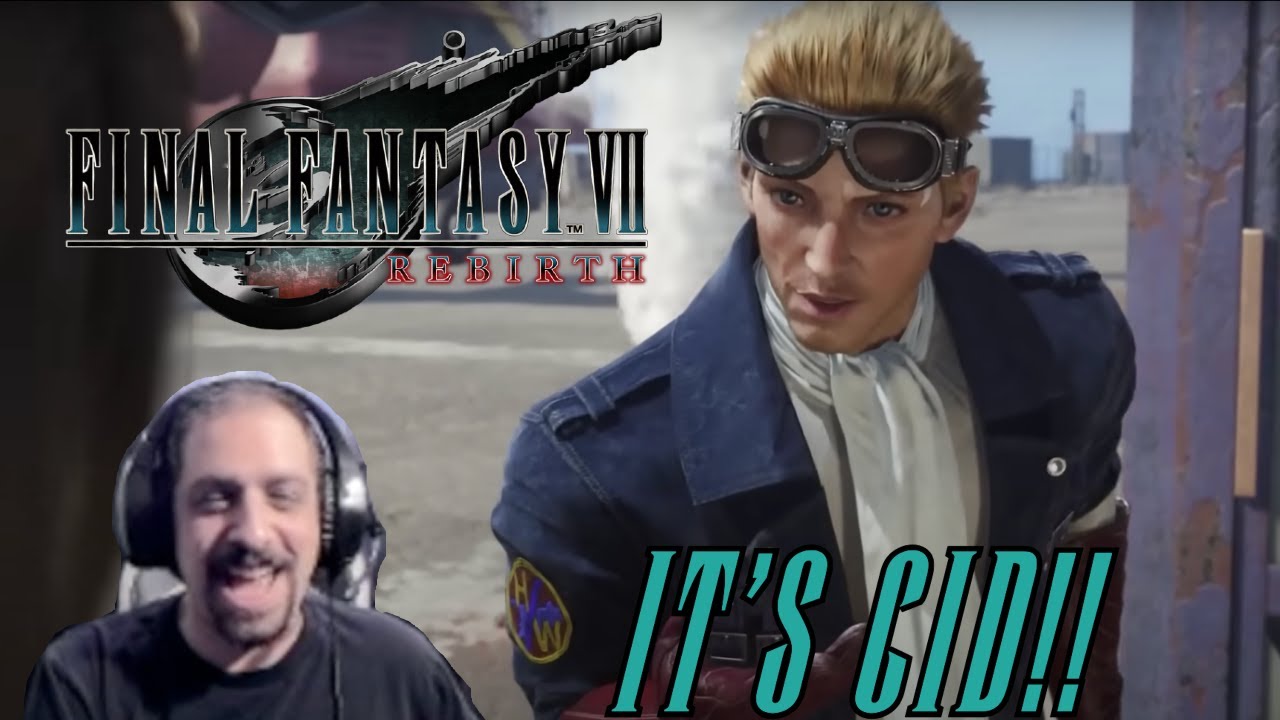 NEW FF7 REBIRTH TRAILER REACTION!! | CID & VINCENT! - YouTube